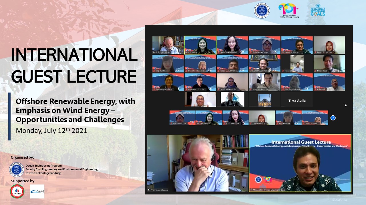Workshop OE ITB: International Guest Lecture oleh Prof. Torgeir Moan Workshop OE ITB: International Guest Lecture oleh Prof. Torgeir Moan